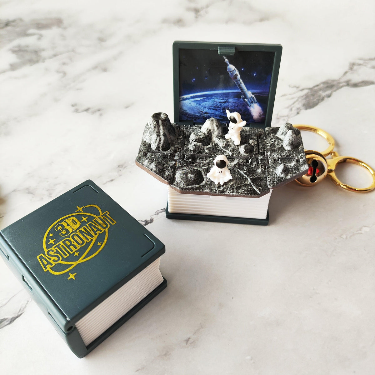 Astronaut 3D Diary Pop Up Keychain – Styletadka