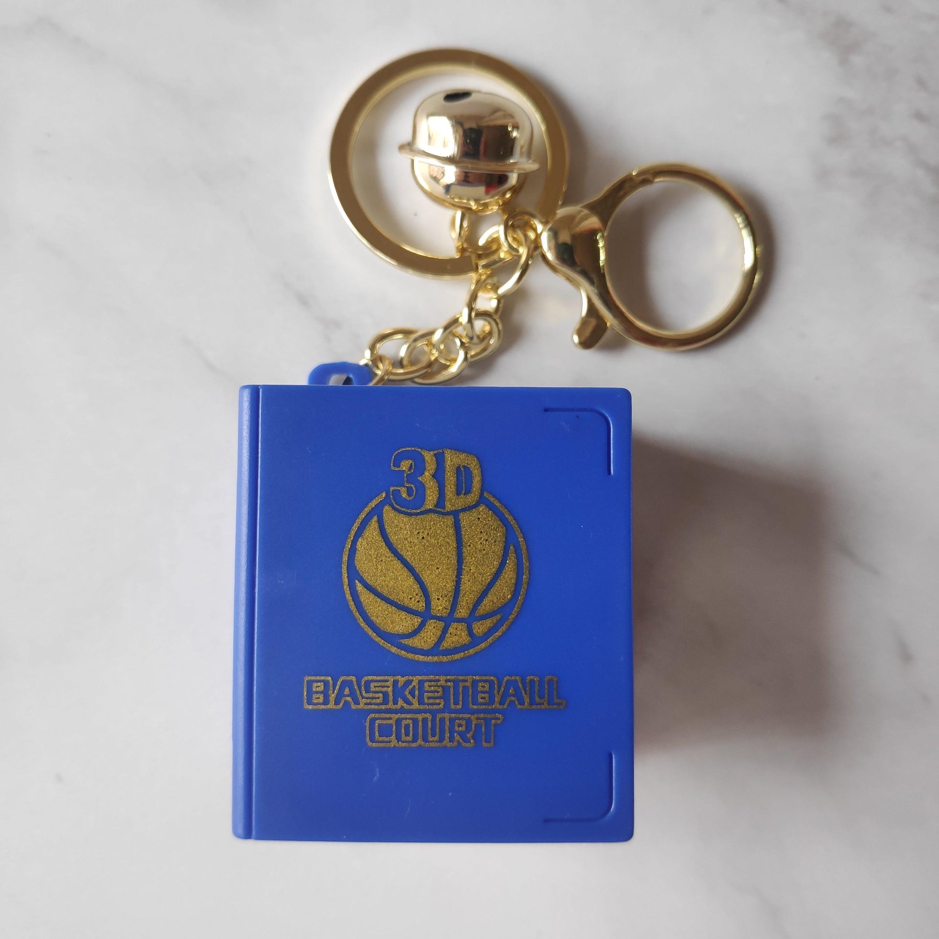 Basketball Court 3D Diary Pop Up Keychain – Styletadka