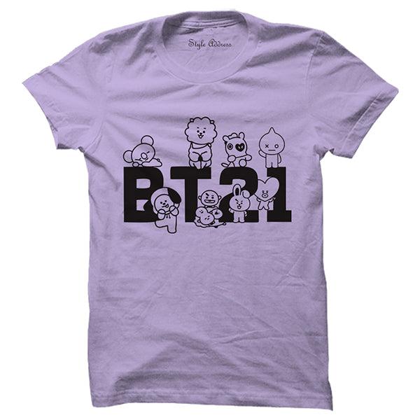 BT21 Logo T-Shirt – Styletadka