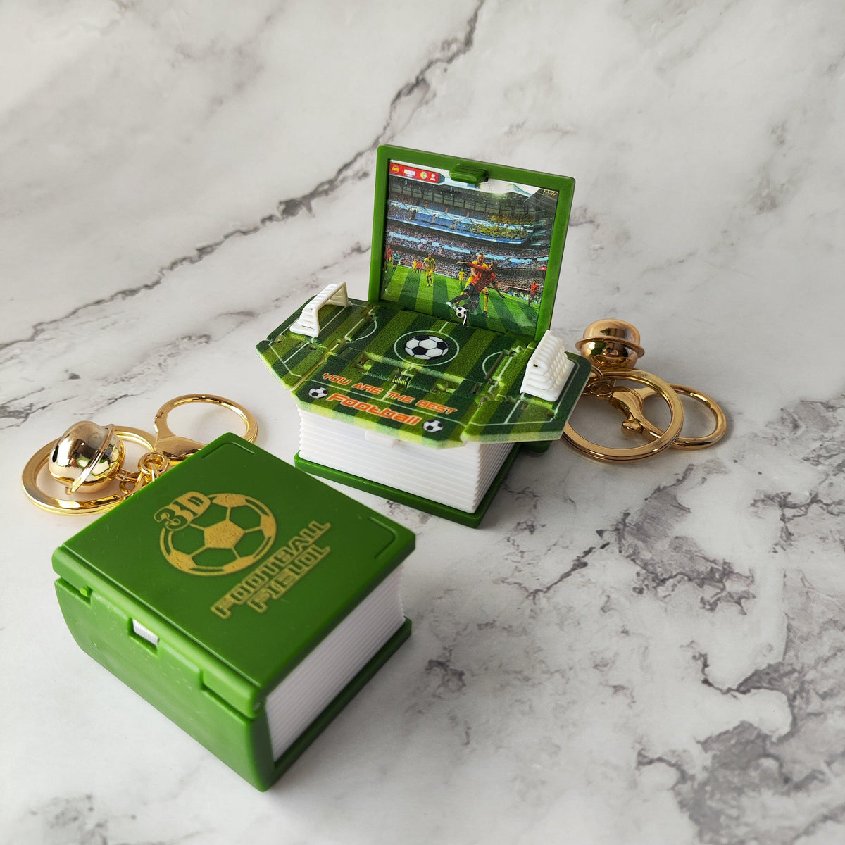 Football Field 3D Diary Pop Up Keychain – Styletadka