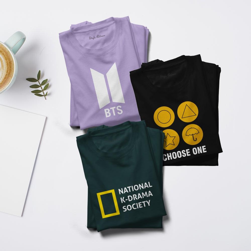 Korean Combo I (BTS, Society & Choose One) – Styletadka