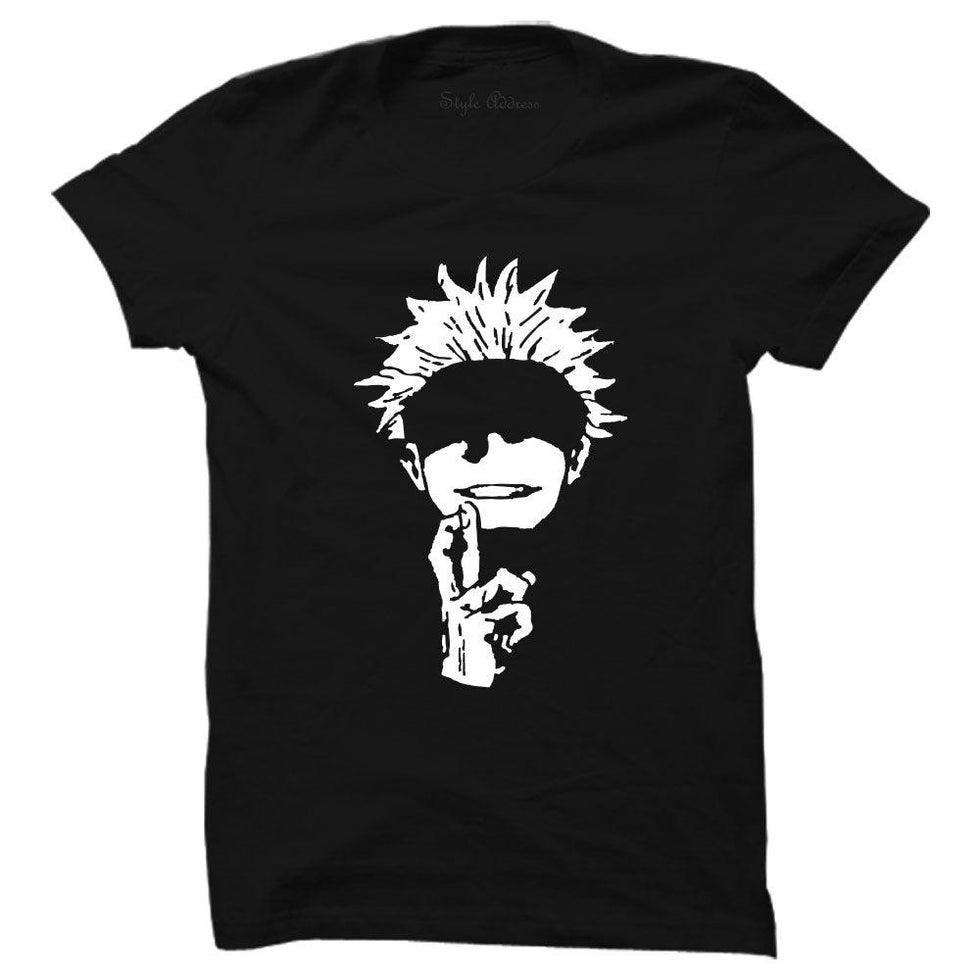 Satoru Gojo Finger Pose Anime T-Shirt – Styletadka